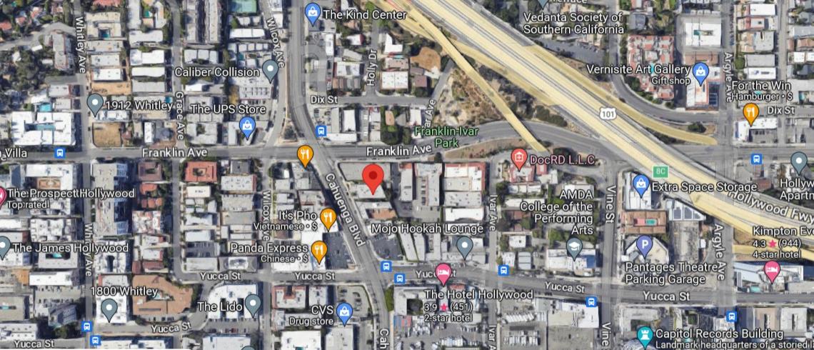 20-story, 223-unit apartment tower planned at 1830 N Cahuenga Boulevard in Hollywood | Urbanize LA